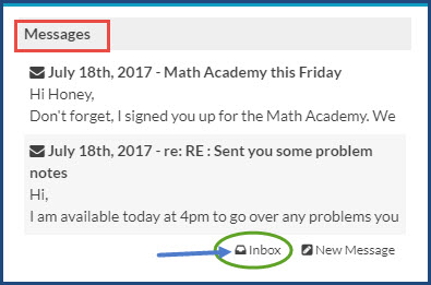 Communicate with your teacher using Monarch internal messaging